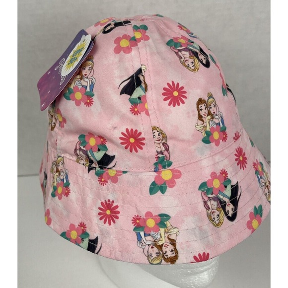 Disney | Accessories | Disney Princess Bucket Hat Kids Toddler Upf 5 ...